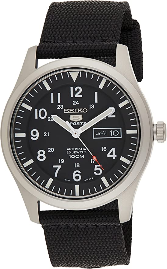 Seiko 5 Sports SNZG15 SNZG15K1 SNZG15K Automatic Men’s Watch – Nubo Watches
