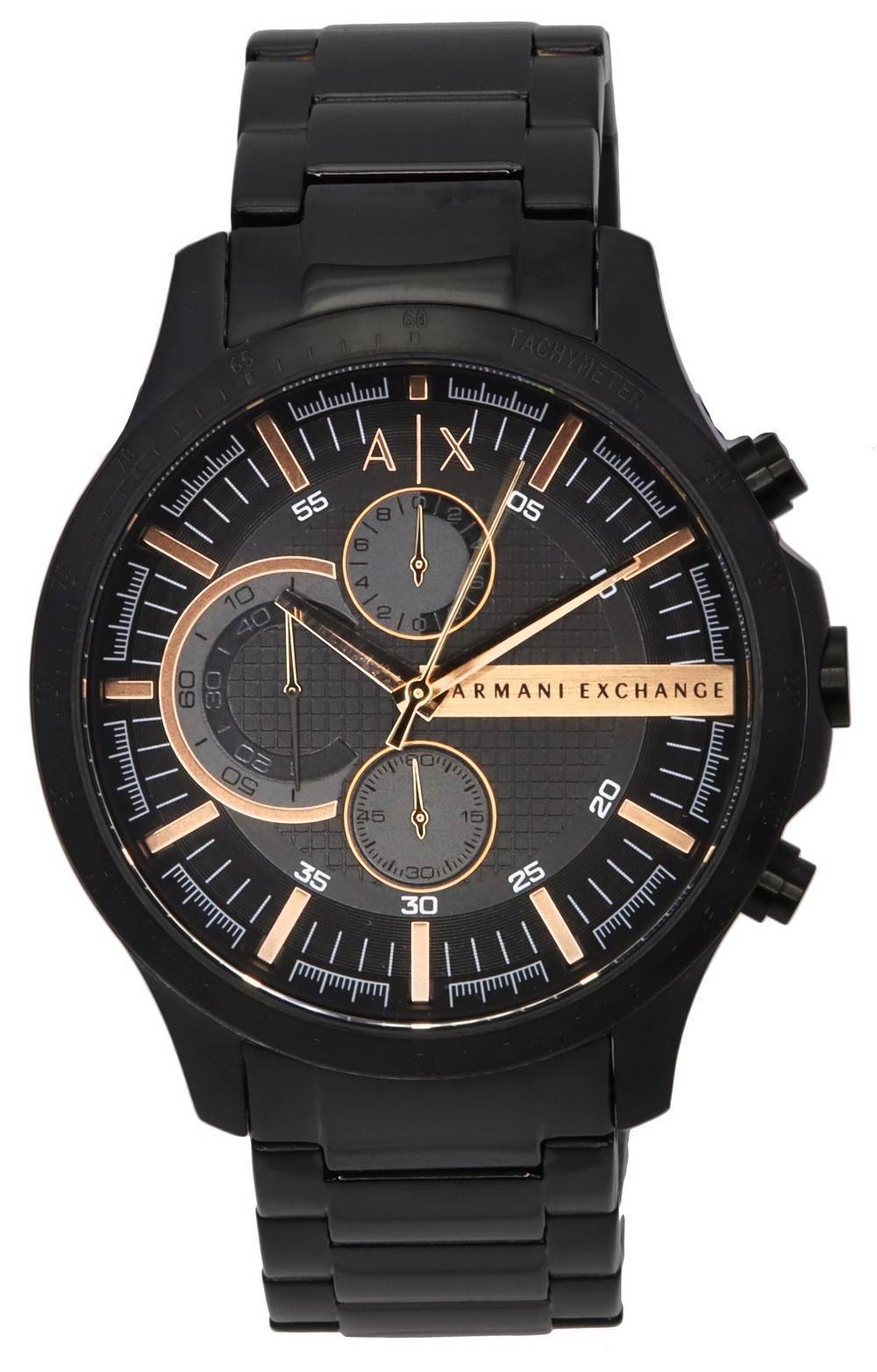 Armani Exchange Hampton Chronograph Black Dial Quartz AX2429 Men's Wat ...