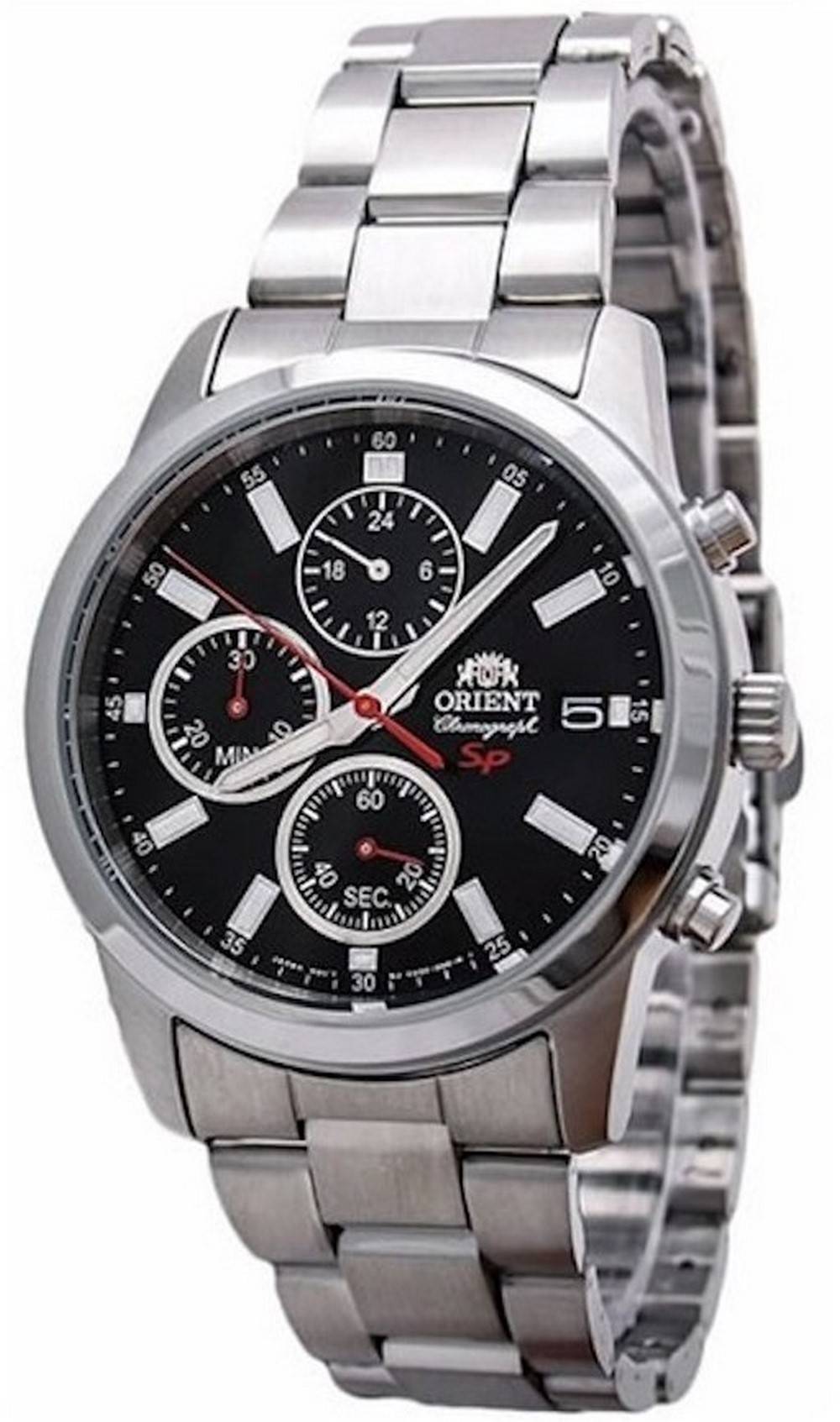 Orient SP Chronograph Black Dial Quartz FKU00002B0 Men's Watch – Nubo ...