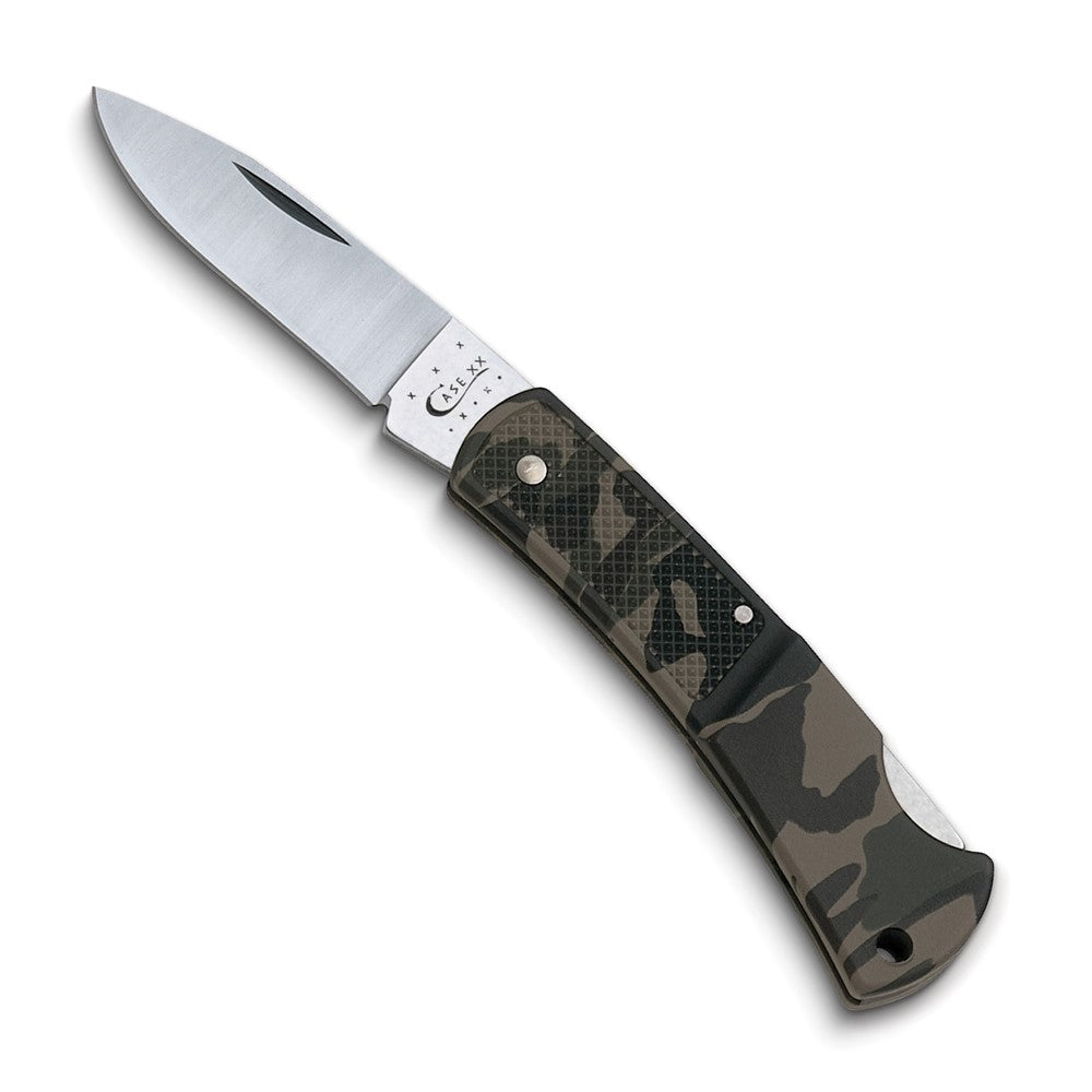 Case Caliber Camo Lockback Lightweight Zytel Handle Pocket Knife with ...