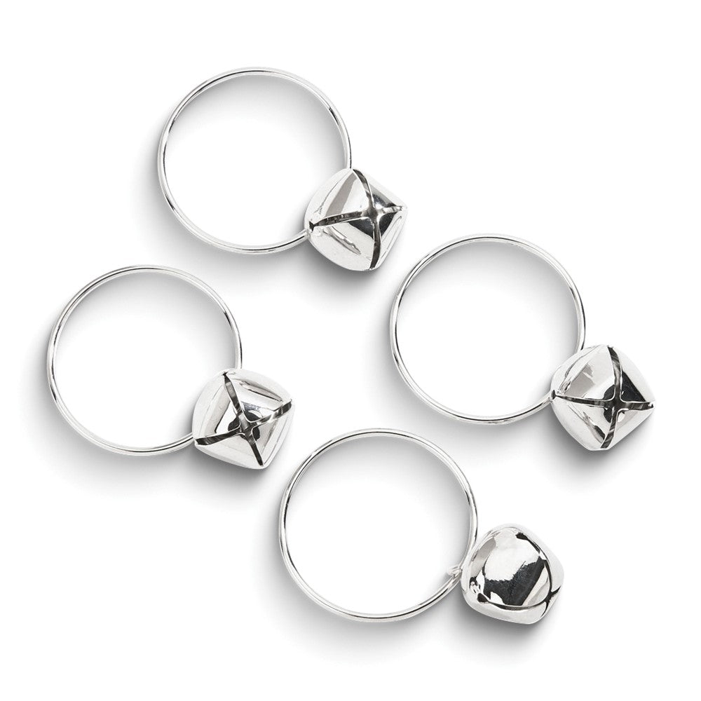 Set of 4 Nickle-plated Jingle Bell Napkin Rings – Nubo Watches