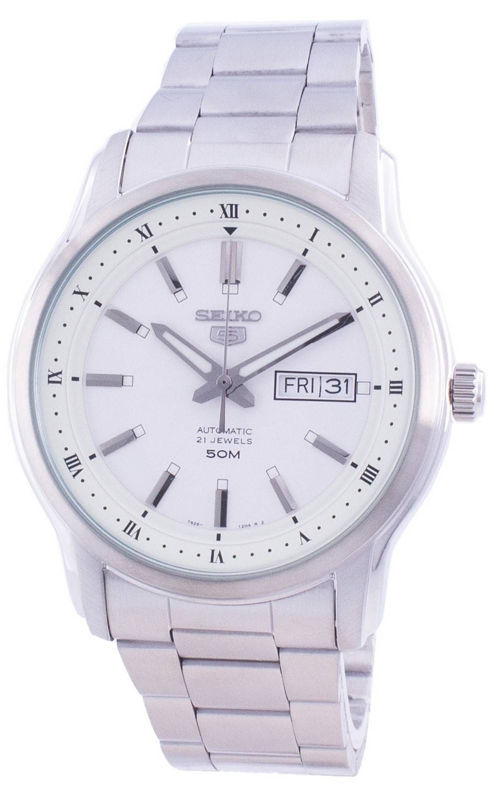 Seiko 5 Automatic White Dial SNKP09 SNKP09K1 SNKP09K Men's Watch – Nubo ...