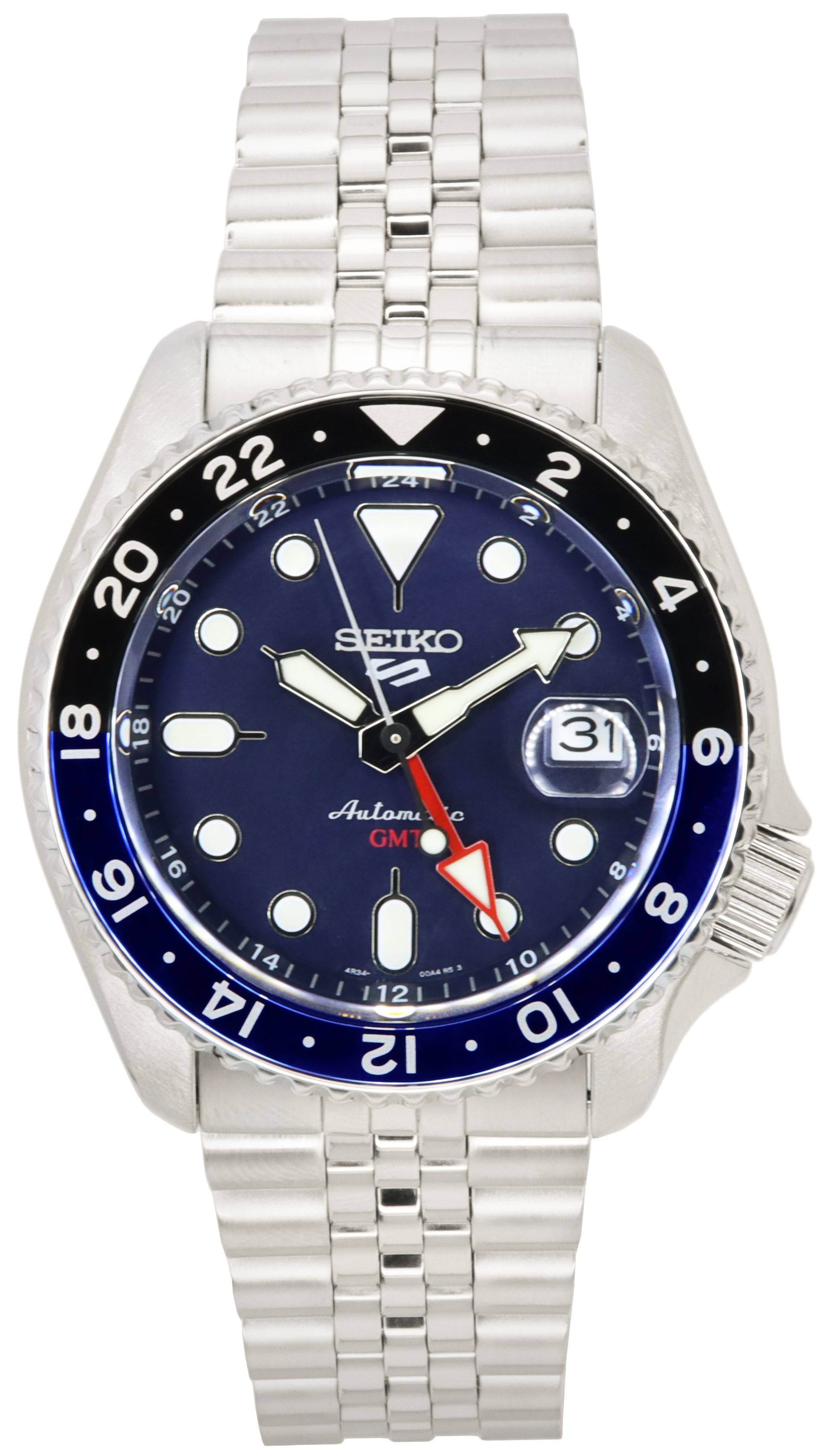 Seiko 5 Sports Blueberry GMT SKX Re-Interpretation Automatic SSK003 SS ...