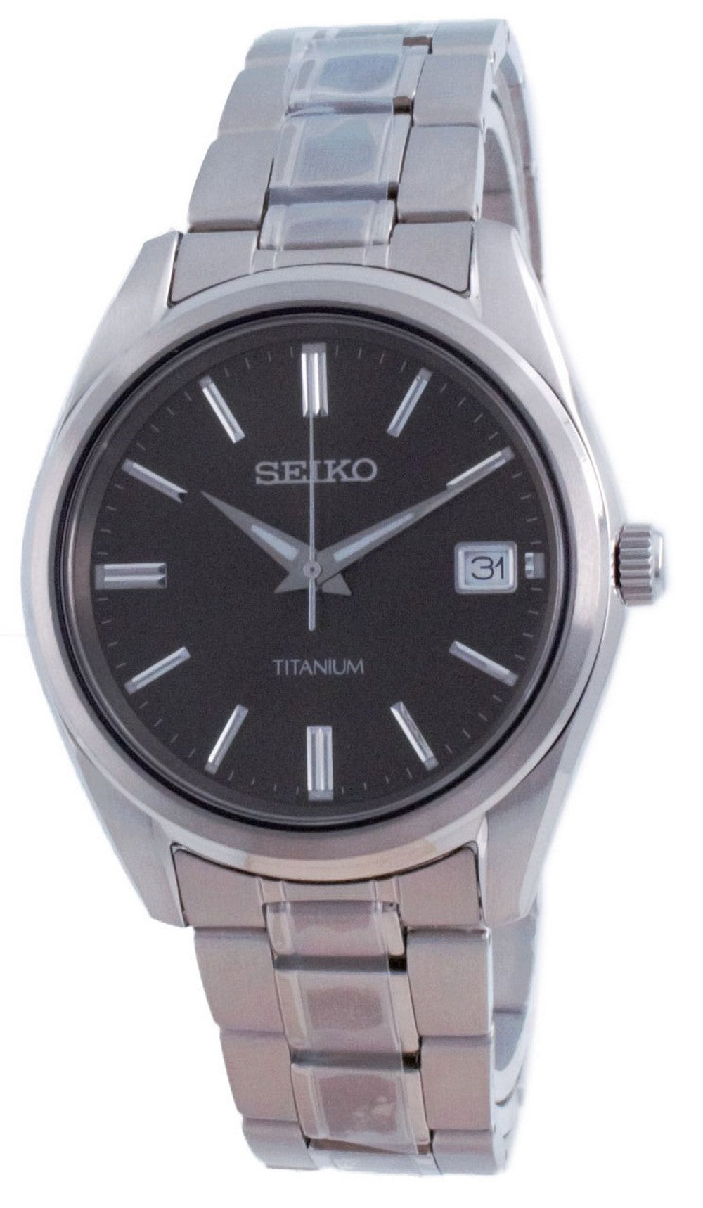 Seiko Discover More Titanium Quartz SUR375 SUR375P1 SUR375P 100M Men's ...
