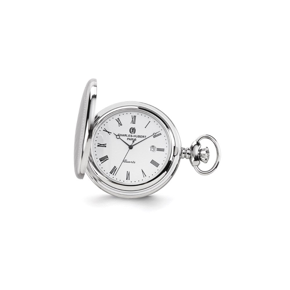 Charles Hubert Stainless Steel Oval Design Pocket Watch – Nubo Watches